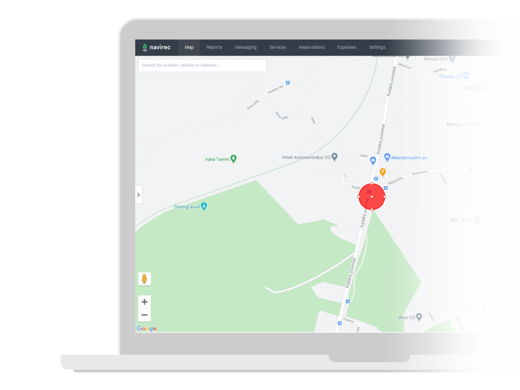 Notifications - Be notified via SMS or e-mail | Navirec - Fleet management