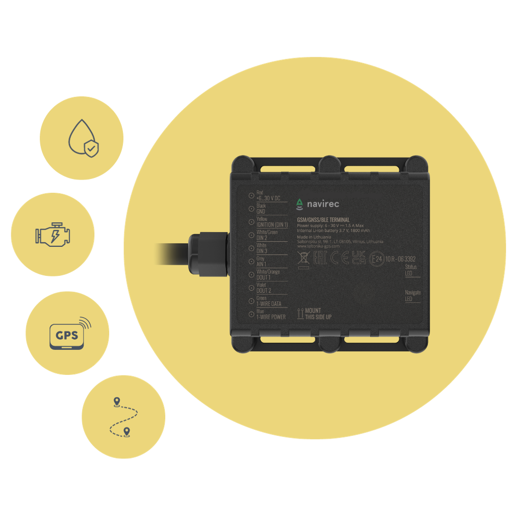 GPS device with built-in battery | Navirec
