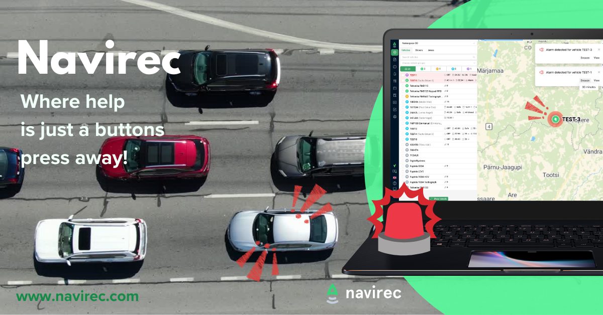 Navirec’s panic button – A New Standard for Driver Safety | Navirec